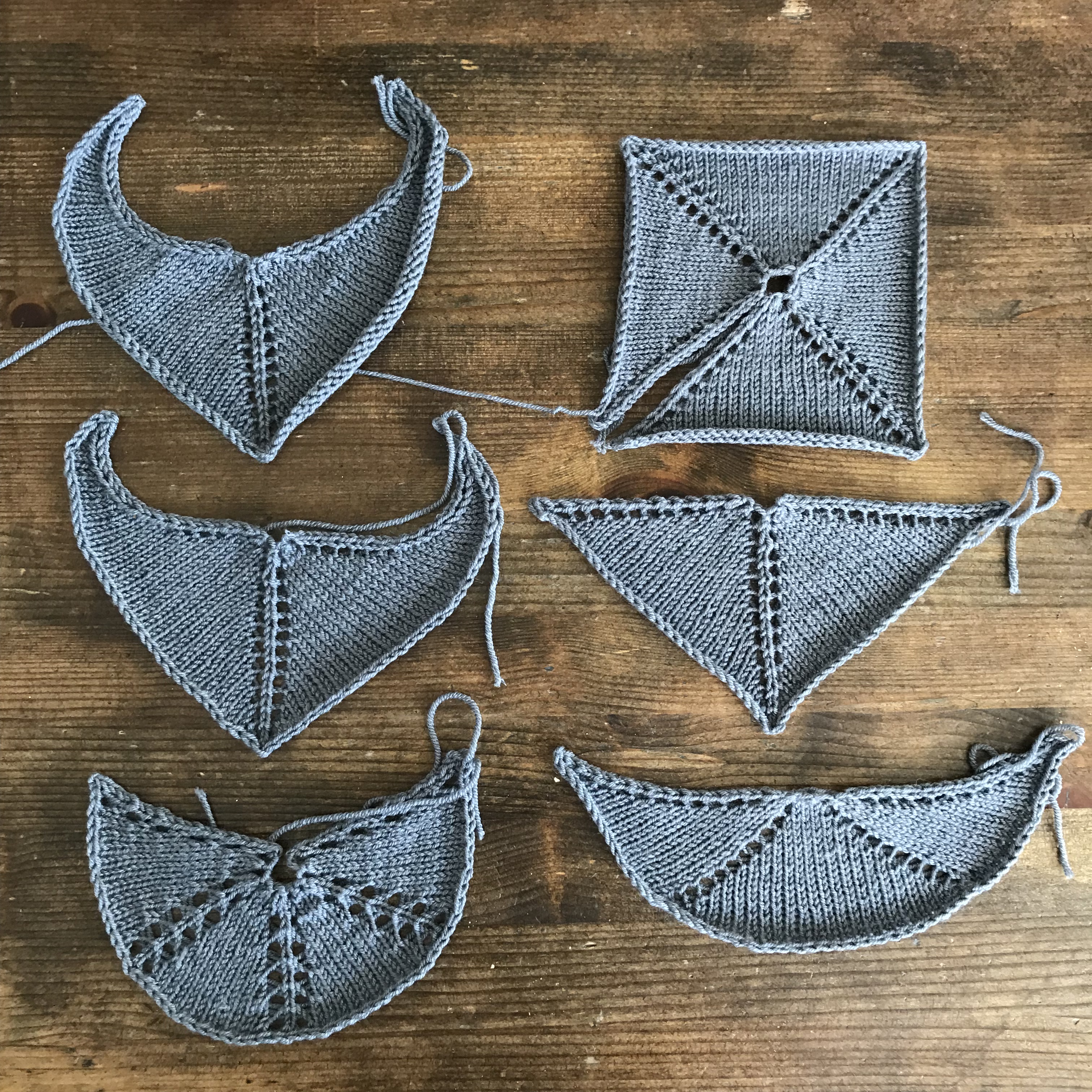 Shawl shapes – Knit Italia